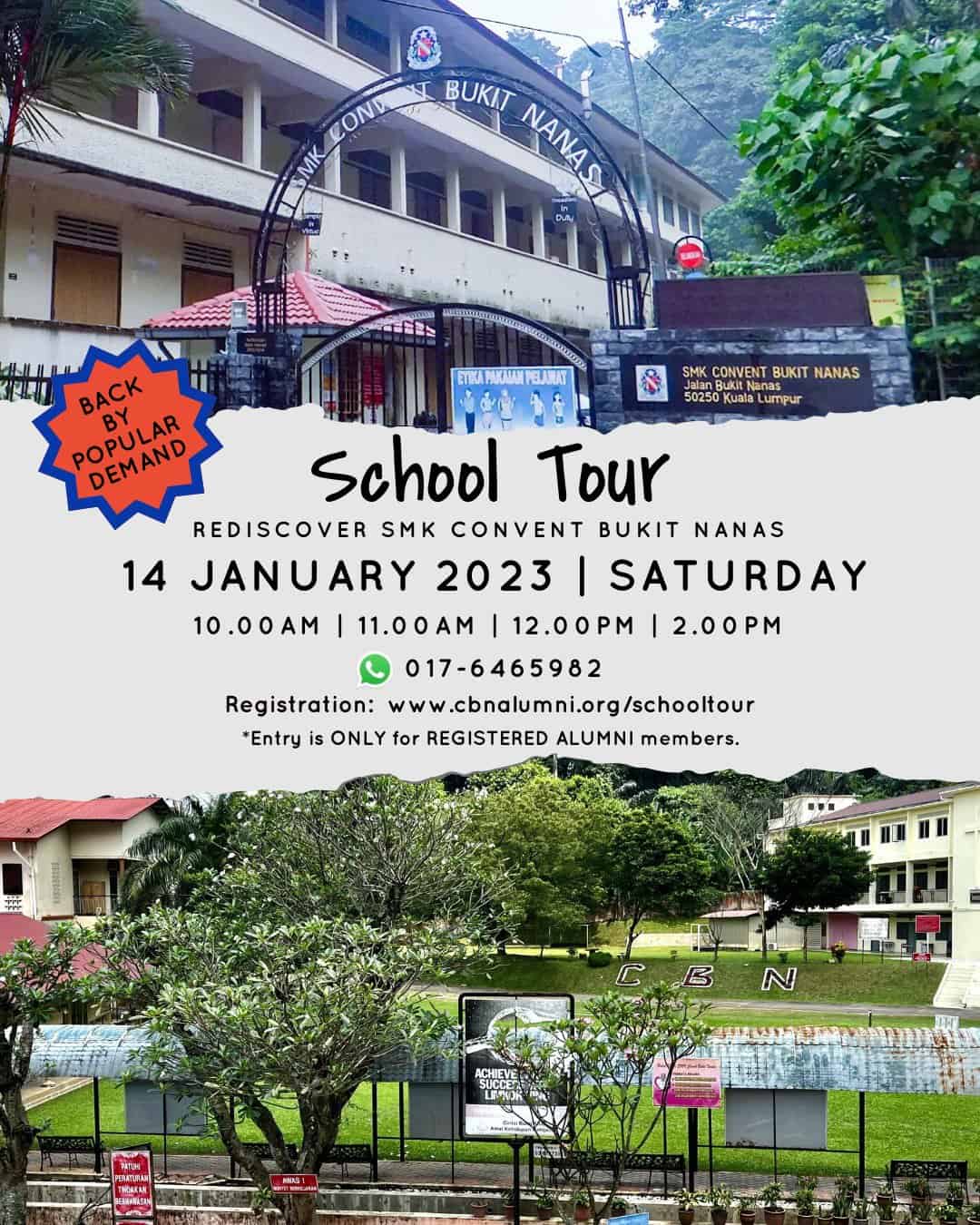 CBN Alumni - Reconnect with former schoolmates and give back to Convent ...